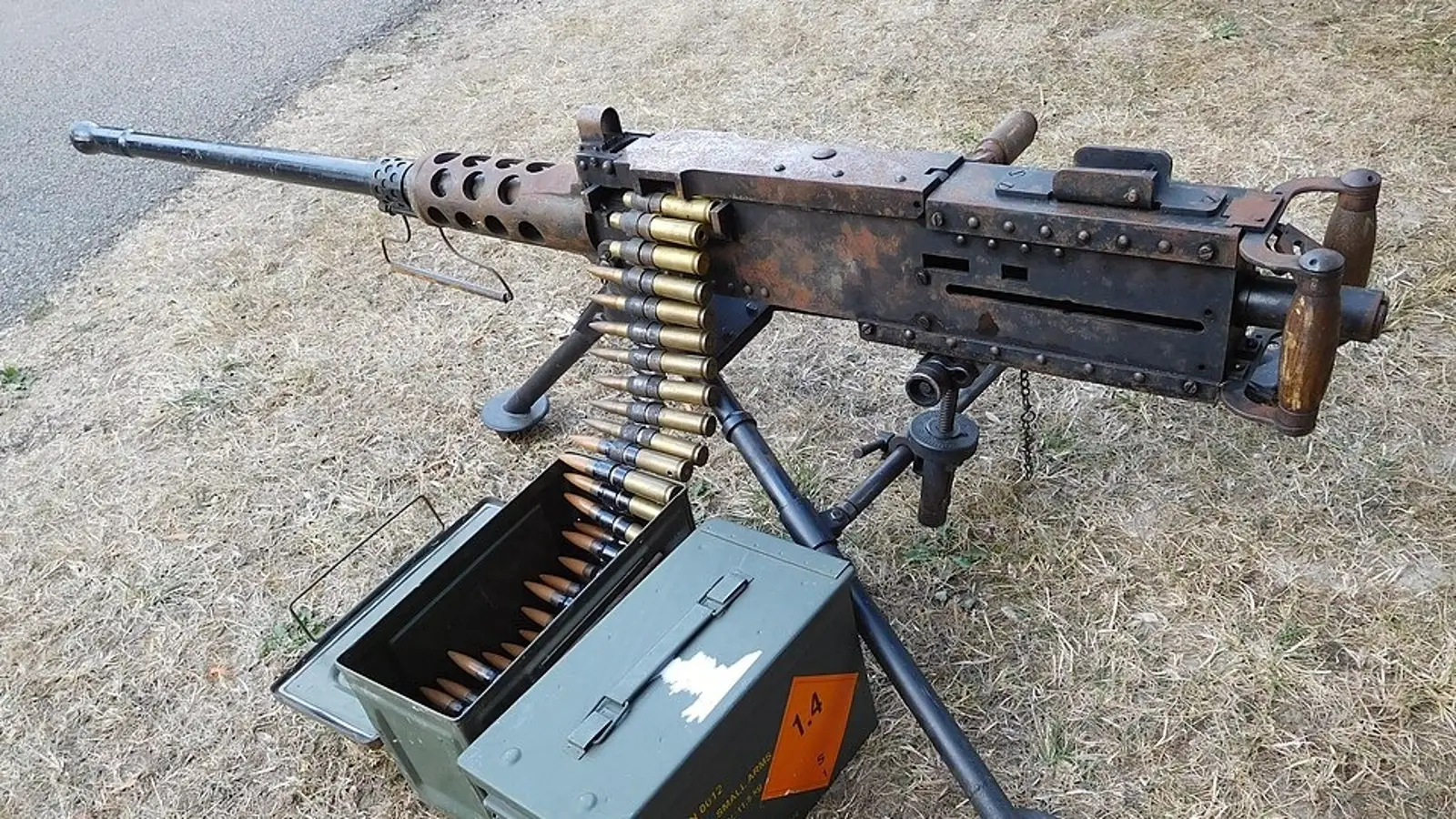 Russian Forces Capture WWII-Era Browning M2 Near Belgorod